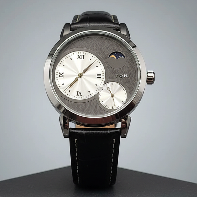 TOMI T-236 Side Second Moon Graph Watch – Tomiwatches.pk